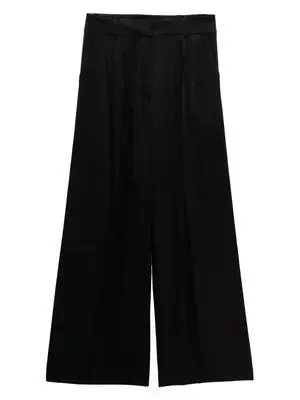 XENIA MAGERA Wide Leg Silk Trousers