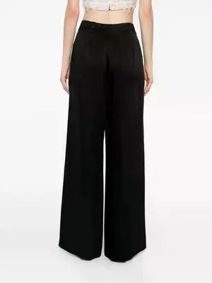 XENIA MAGERA Wide Leg Silk Trousers