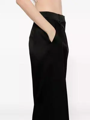 XENIA MAGERA Wide Leg Silk Trousers