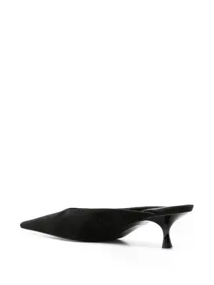 Victoria Beckham 45mm Pointed-toe Leather Mules