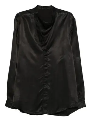 Rick Owens Cowl-neck Shirt