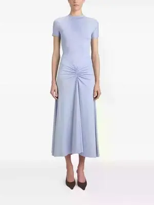 Victoria Beckham Gathered Waist Midi Dress