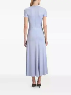 Victoria Beckham Gathered Waist Midi Dress