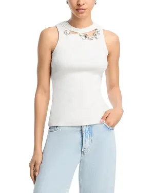 Area Embellished Camis Tanks For Women