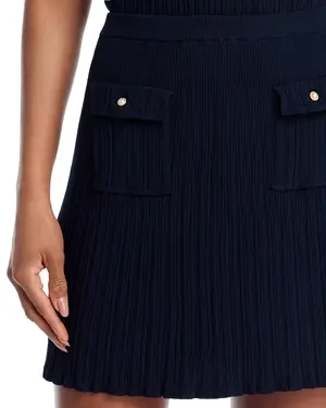 French Connection Crinkle Knit Skirt