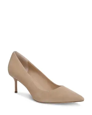 Veronica Beard Suede Rita Pointed Pumps