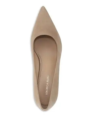 Veronica Beard Suede Rita Pointed Pumps