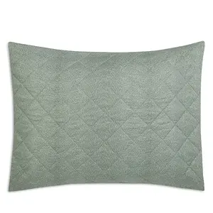 MATOUK Jasper Quilted King Sham - Green