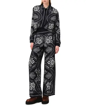 Maje Printed Pants For Women