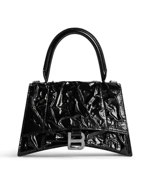 Balenciaga Hourglass Handbag Crushed Effect