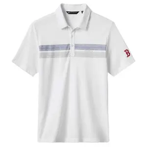 Travis Mathew Boston Red Sox Top Recruit Tri-blend Polo
