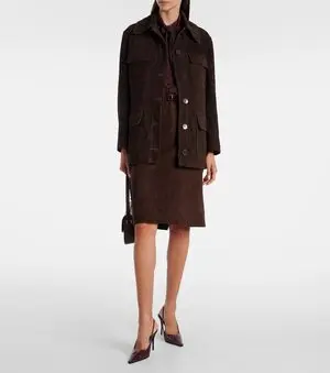 Nour Hammour Lorien Suede Jacket