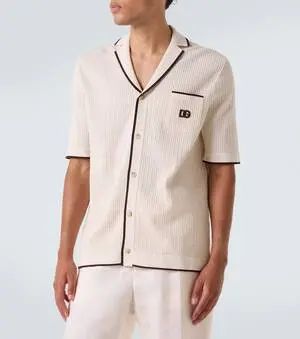 Dolce & Gabbana Dg Knitted Cotton Shirt