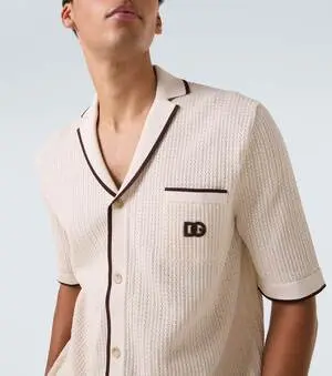 Dolce & Gabbana Dg Knitted Cotton Shirt