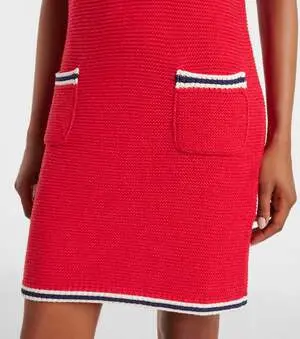 Valentino Garavani Cotton And Wool Minidress