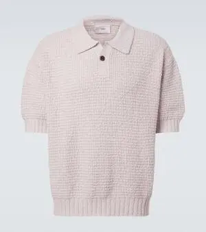 Commas Knitted Cotton Polo Shirt