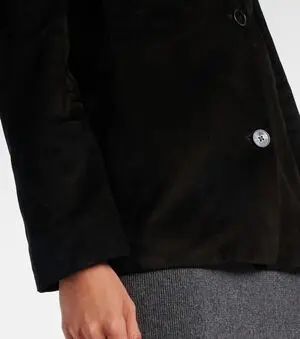 Nour Hammour Opus Suede Blazer
