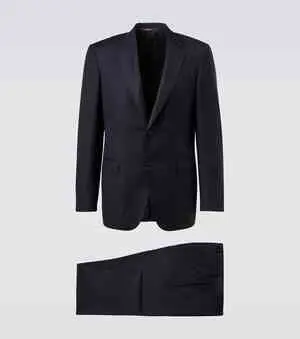 Canali Pinstripe Wool Suit