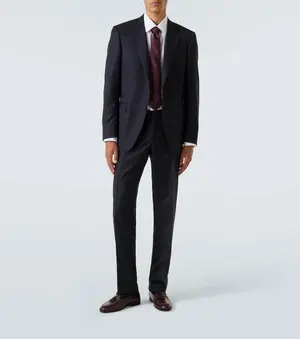 Canali Pinstripe Wool Suit