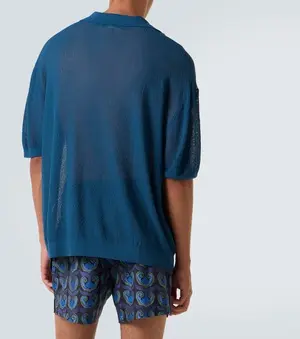 Commas Knitted Polo Shirt