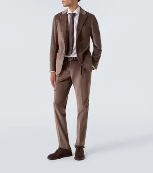 LARDINI Cotton Corduroy Suit Pants
