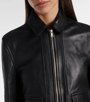 Nour Hammour Layne Leather Jacket