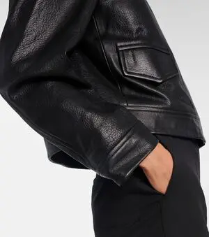 Nour Hammour Layne Leather Jacket