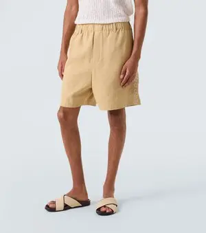 Commas Embroidered Shorts