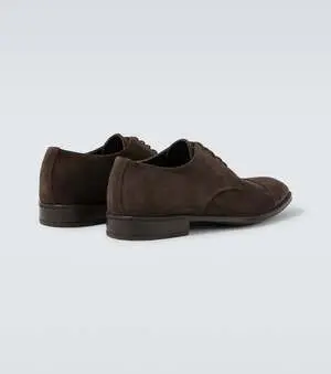 Canali Suede Derby Shoes