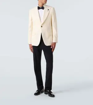 LARDINI Single-breasted Virgin Wool Blazer