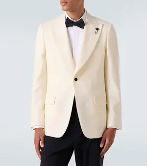 LARDINI Single-breasted Virgin Wool Blazer