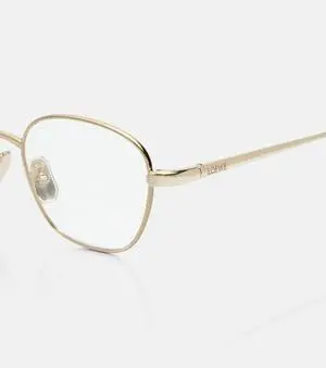 Loewe Slim Square Metal Eyeglasses