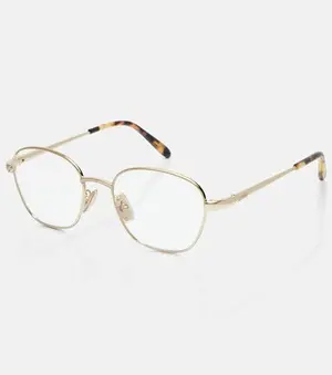 Loewe Slim Square Metal Eyeglasses