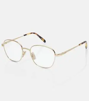 Loewe Slim Square Metal Eyeglasses