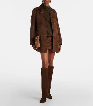 Nour Hammour Voltia Suede Jacket
