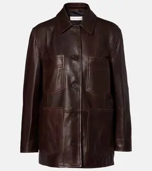 Nour Hammour Lamb Leather Jacket