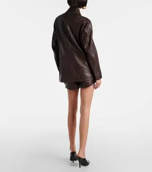 Nour Hammour Lamb Leather Jacket