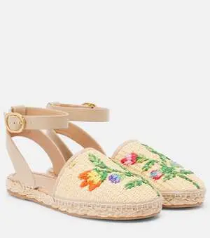 Valentino Garavani Embroidered Espadrilles