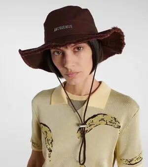 Jacquemus Artichaut Denim Sun Hat - Brown