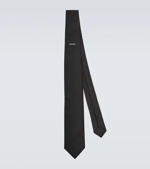 Prada Silk Neck Tie - Black