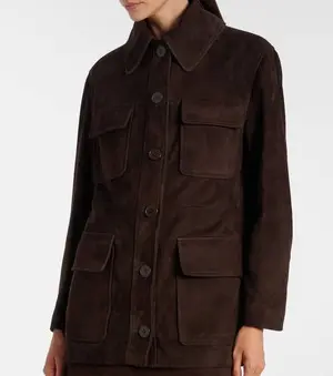 Nour Hammour Lorien Suede Jacket