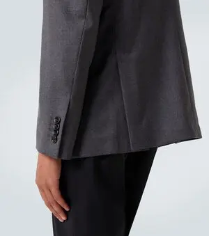 LARDINI Double-breasted Wool Blazer
