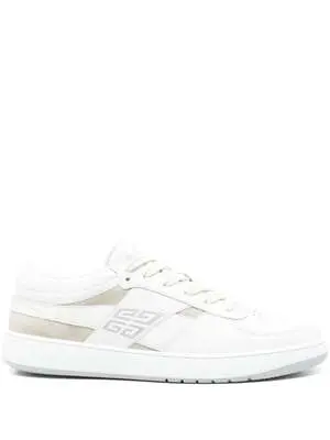 Givenchy G Move Low Top Leather Sneakers - White