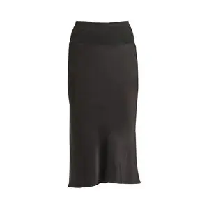 Rick Owens Charmeuse A-line Bias Skirt