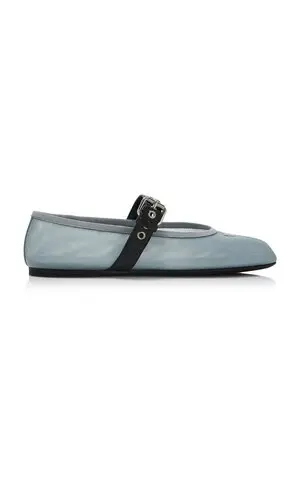 Miu Miu Buckled Flats For Women
