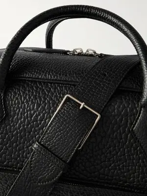 METIER Closer Two Day Full-grain Leather Weekend Bag