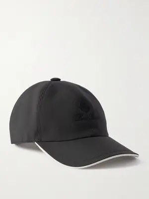 Loro Piana Logo-embroidered Storm System® Baseball Cap - Black