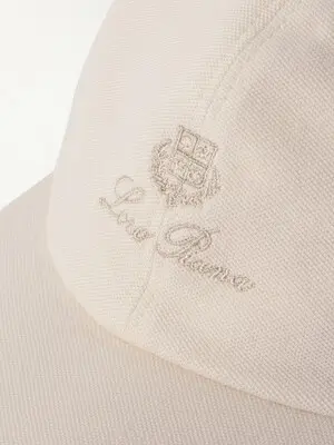Loro Piana Logo-embroidered Baseball Cap - Neutrals