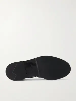 J.M. WESTON Leather Fisherman Sandals - Black