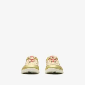 Burberry Check Matrix Sport Sneakers - Gold/clam Beige